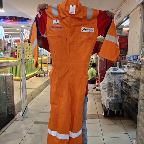 Jual Wearpack Nomex Pertamina Orange / Coverall Wearpack Nomex ...