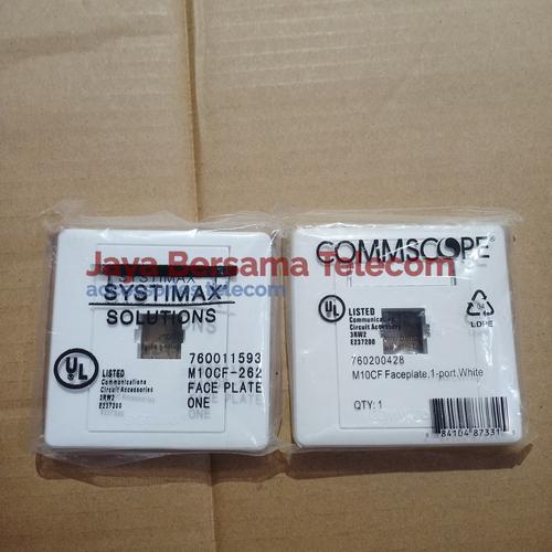 Jual Faceplate Systimax 1Hole/ Frame 1 Lobang Original Systimax ...