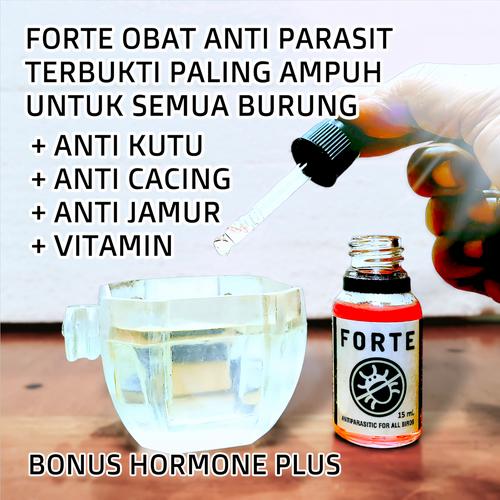 Jual FORTE Obat Kutu/Cacing/Jamur untuk Burung (Terbaik, Best Seller ...