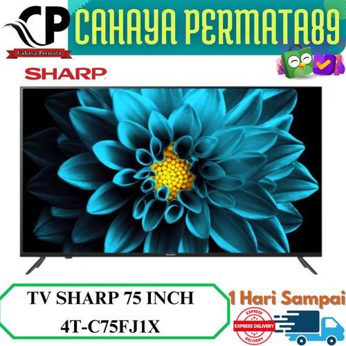 Promo SHARP LED TV 4T-C75FJ1X UHD GOOGLE TV 4K 55INCH - C75FJ1X Cicil 0 ...