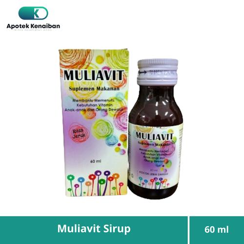 Jual MULIAVIT SIRUP 60 ML / VITAMIN PENAMBAH NAFSU MAKAN ANAK - Kota ...