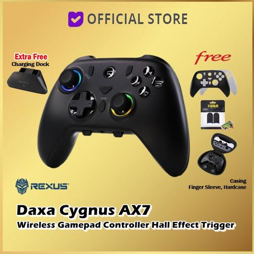 Promo Rexus Daxa Cygnus AX7 Wireless Gamepad Controller Joystick Hall ...