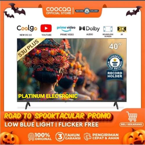 Jual LED COOCAA 40,INCH SMART 2K FHD TV CoolGo -(40s3u Plus)- - TV.ONLY ...