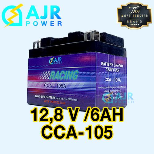 Promo Aki Accu Lithium LiFePo4 Racing series 12V 6AH dengan BMS bisa ...