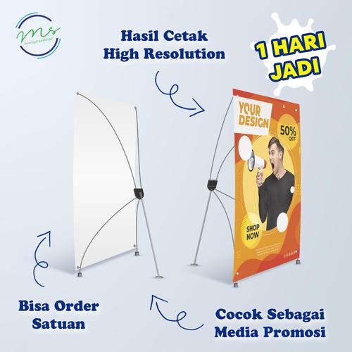 Jual Cetak X-Banner Mini Desain Custom - Murah Berkualitas - Art Carton ...