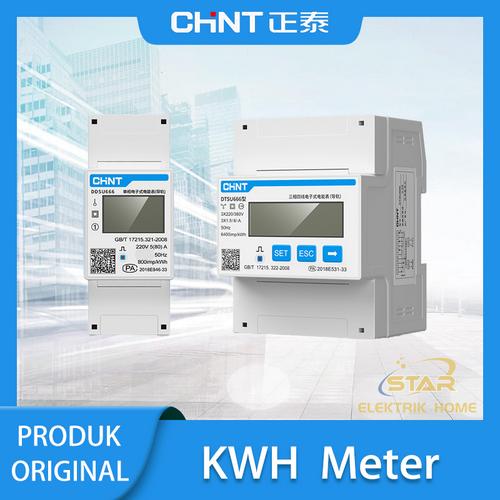 Jual KWH Meter CHINT DTSU666 3P4W 1P2W 230V 400V 5(80)A 1.5(6)A With CT - Jakarta Barat - STAR ...