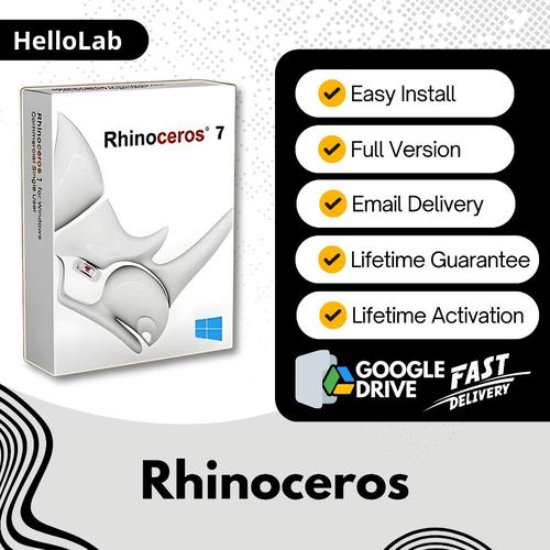 Jual Rhinoceros v7.34.23267.11001 + V-Ray v6 Full Version - Download Software Aplikasi / Plugin ...