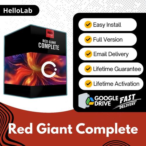 Jual WIN - Red Giant Complete v2024.1 - Magic Bullet/Trapcode Suite/Universe/VFX Suite Full ...