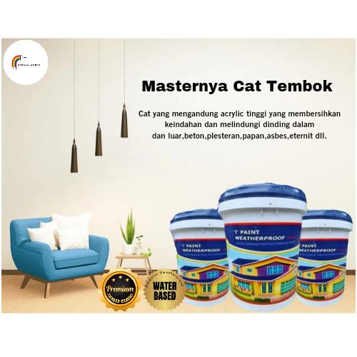 Jual Cat Tembok T'PAINT WEATHERPROOF 20kg - Hijau - Jakarta Timur ...
