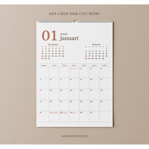 Jual Kalender Dinding A3 Basics Premium Quality Spiral - Kota Surabaya ...