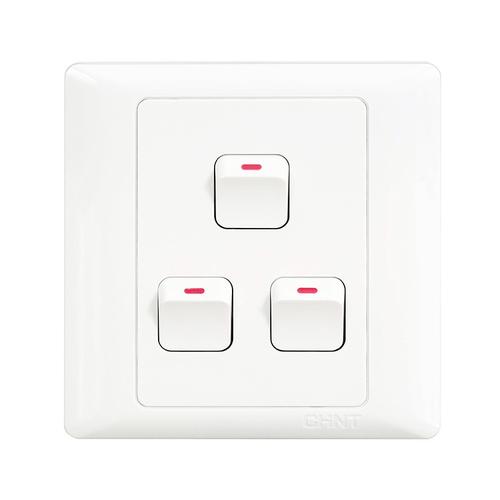 Jual Chint NEW7G 3 Gang 1 Way Switch 10A 250V - Ivory White - Jakarta ... Jual Chint NEW7G 3 Gang 1 Way Switch 10A 250V - Ivory White - Jakarta ...