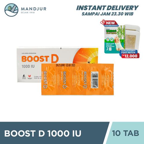 Jual Boost D 1000 IU 10 Tablet - Vitamin D 1000 IU Jaga Imunitas Tubuh ...