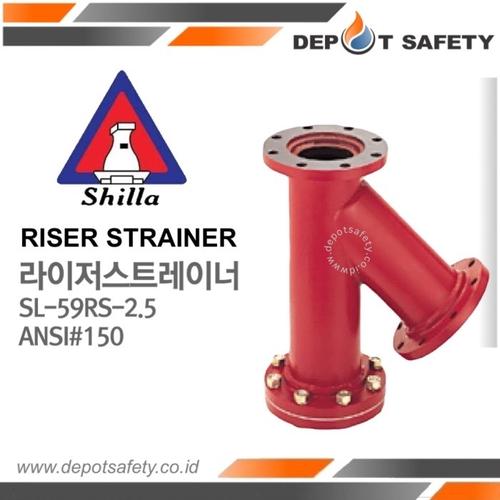 Jual RISER STRAINER SHILLA FIRE SL-59RS SIZE 2.5 INCH - RED COLOR ...