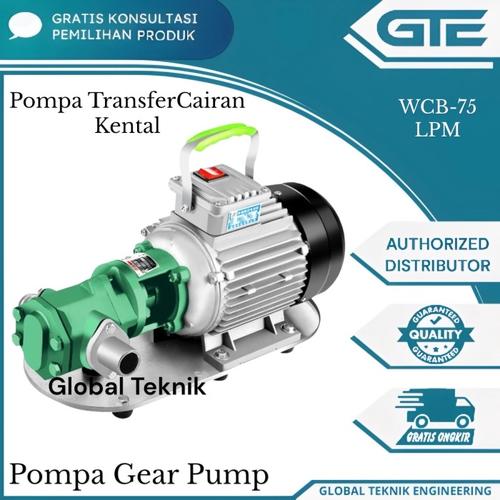 Jual Pompa Transfer Solar 75 LPM Pompa Cairan Kental Gear Pump WCB-75 ...