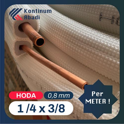 Jual PIPA AC HODA 1/4 x 3/8 LUXURY ( 0,8 mm ) AC 1/2 PK - 1 PK | PER ...