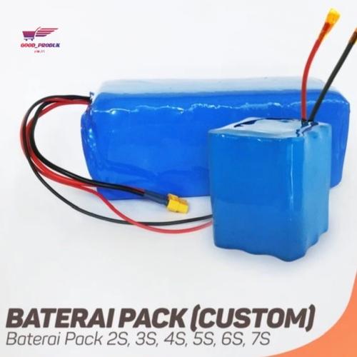 Jual Baterai pack Custom lithium polimer, lithium ion 2-3-4-5-6-7s ...