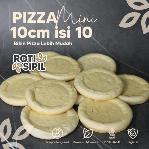 Jual Roti Pizza Mini Ukuran 10cm isi 10 | Base Pizza Mini 10cm isi 10 ...