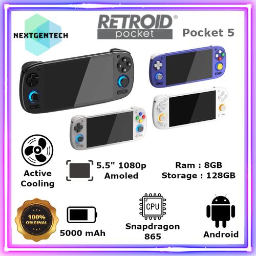 Jual Retroid Pocket 5 Retro Handheld Video Game Console Portable ...
