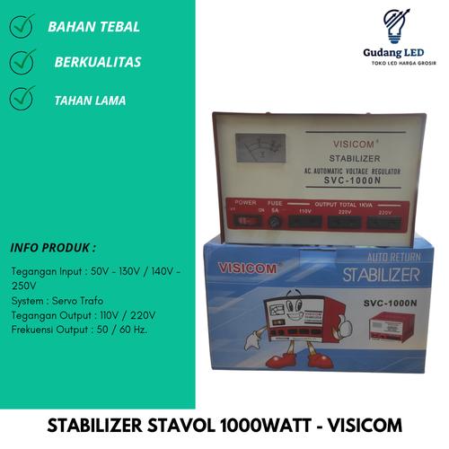 Jual stabilizer stavol 1000watt - visicom - Kab. Sleman - CV GUDANG LED ...
