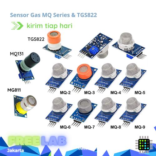 Jual Sensor Gas MQ Series & TGS822 – Modul Sensor Gas Elektronik Multi ...