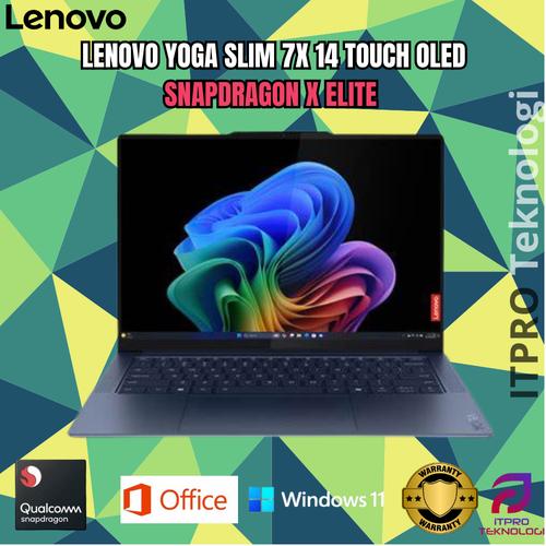 Jual LENOVO YOGA SLIM 7X 14 TOUCH OLED SNAPDRAGON X ELITE 32GB 1TB ...