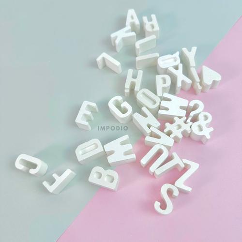 Jual Dekorasi Huruf Alphabet Concerete Satuan IMPODIO – Custom Nama ...