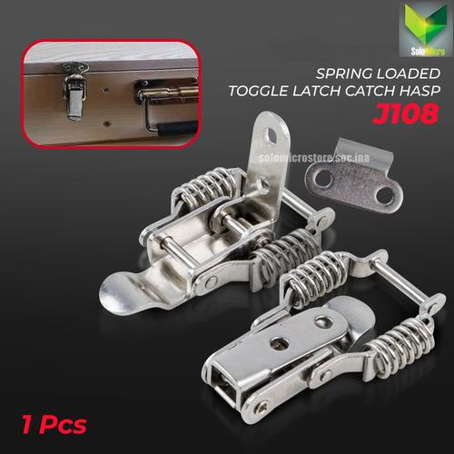 Jual KAITAN Peti Grendel Spring Loaded Toggle Latch Catch Hasp J108 KAK ...