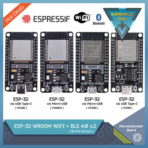 Jual ESP32 ESP-32 WROOM MCU IoT WIFI + Bluetooth Development Board ...