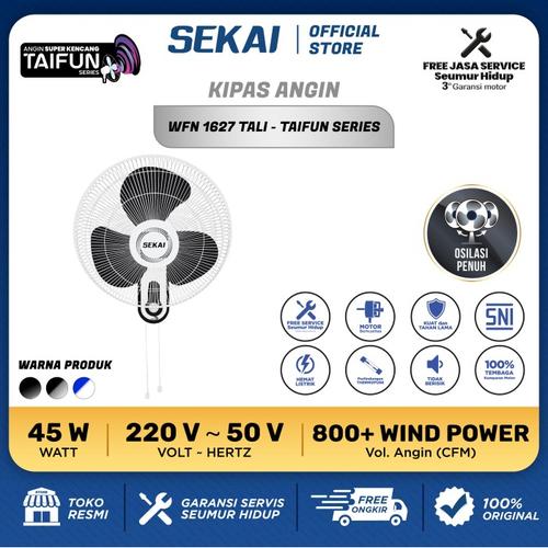 Jual SEKAI WFN1627 Kipas Angin Dinding + Tali 16 Inc Wall Fan Taifun ...