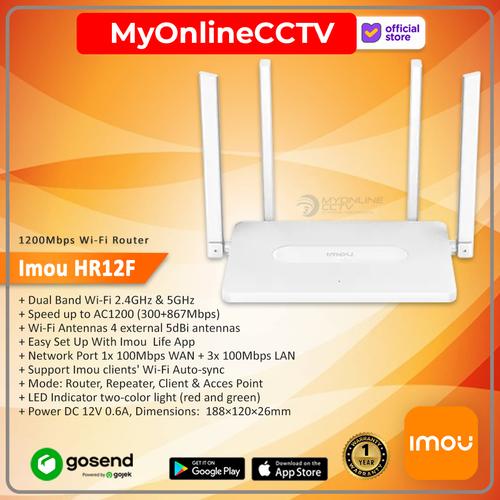Jual Imou Smart Router AC-1200 HR12F untuk IP Camera CCTV - Jakarta ...