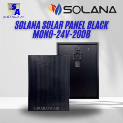 Jual SOLANA BLACK MONOCRYSSTALLINE SOLAR PANEL - MONO 24V 200B - 1 ...