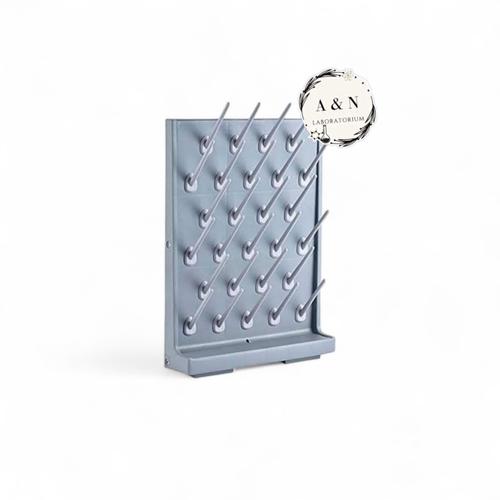 Jual Drying Rack Lab Glassware Drying Rack / Laboratory Black 27 Pegs ...