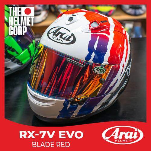 Jual HELM ARAI BLADE RED RX-7V EVO FULL FACE HELMET RED - Jakarta Barat ...