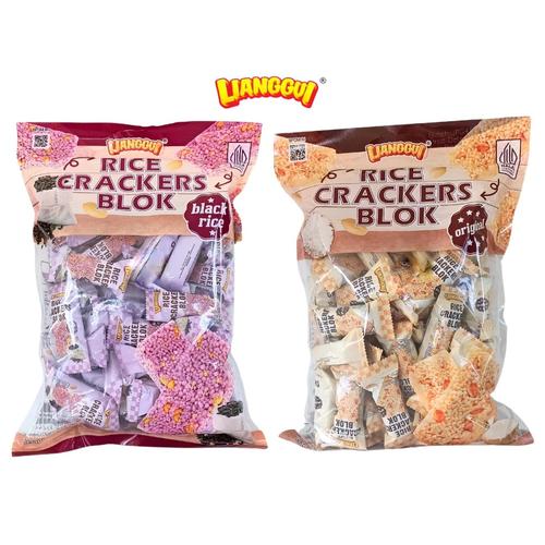 Jual LIANGGUI RICE CRACKERS BLOK Original & Black Rice 298gr – LIANG ...