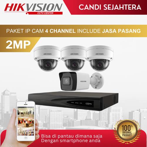 Jual PAKET CCTV IP CAM HIKVISION 2MP 4 KAMERA + INSTALASI - Kota ...