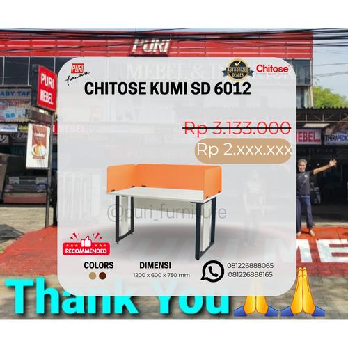 Jual MEJA KANTOR CHITOSE KUMI SD PARTISI (FT089) - PASTEL OAK - Kota ...