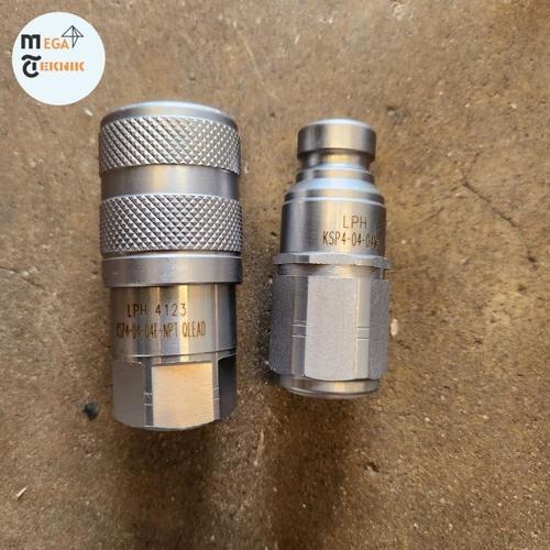 Jual QUICK COUPLER HYDRAULIC 1/4" FLAT FACE / QUICK COUPLING 1/4"FLAT ...
