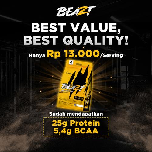 Jual Fitlife Beazt Whey Concentrate 2 Lbs Beast Whey Protein - Matcha ...