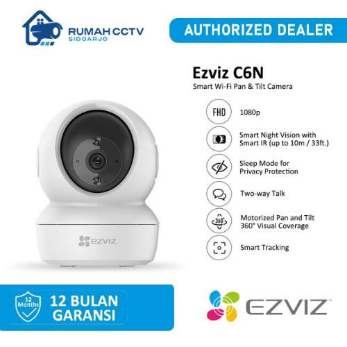 Jual Ezviz C6N 2MP Smart Wifi Pan Tilt IP Camera CCTV Indoor 1080p ...