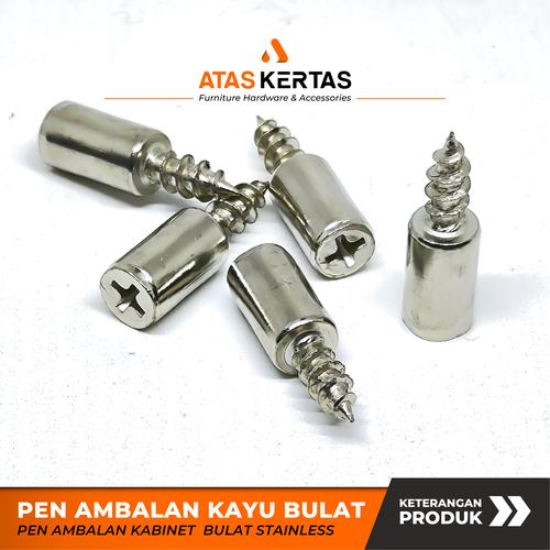 Jual Besi pen ambalan kayu bulat - Pen penyangga ambalan sekat kabinet ...