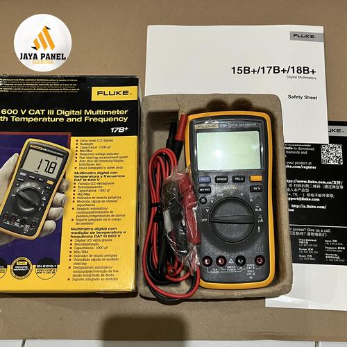 Jual Multitester Fluke 17B+ / multitester digital - Jakarta Pusat ...