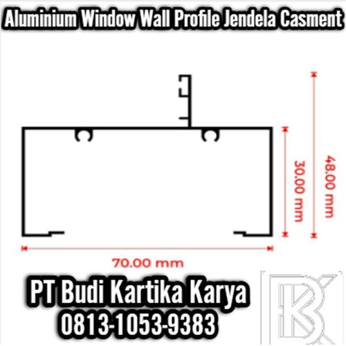 Jual Aluminium Window Wall Profile Jendela Casement - Putih - Jakarta ...