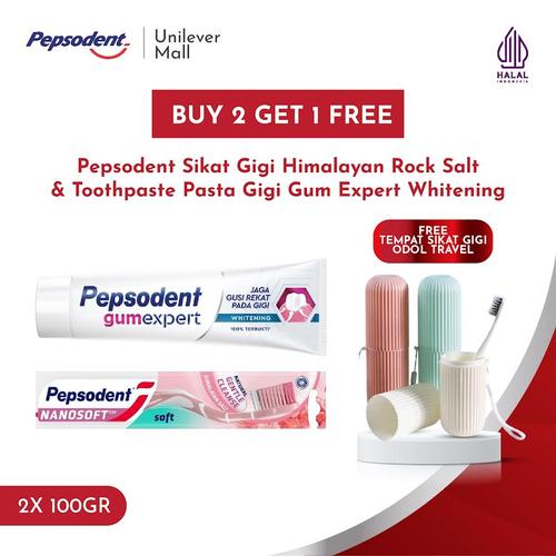 Promo Pepsodent Toothpaste Pasta Gigi Gum Expert Whitening Jaga Gusi ...