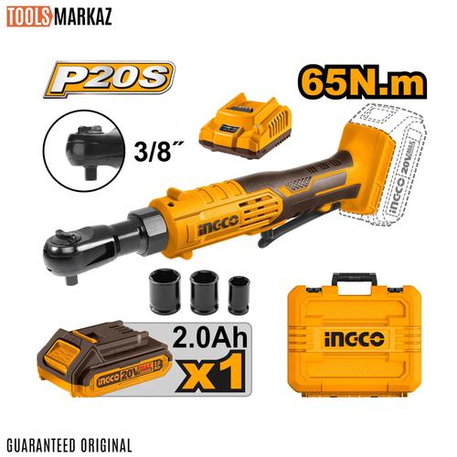 Jual Cordless Drive Ratchet 20V Socket INGCO CDRLI2060152 Mesin Kunci ...