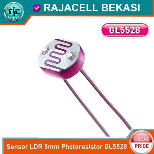 Jual LDR Sensor Cahaya 5528 Light Dependent Resistor LDR 5MM ...