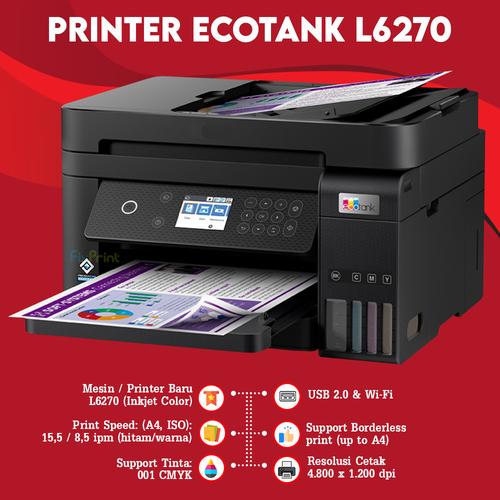 Promo Epson EcoTank L6270 Print Scan Copy WiFi Duplex ADF Pengganti ...