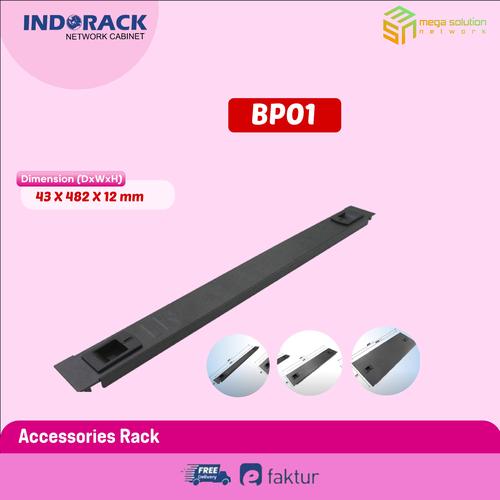 Jual INDORACK Blank Panel 1U Accessories Rak Server Wallmount Indorack ...