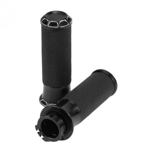 Jual 1 Inch Billet V.3 hand grips Throttle Cable Harley Touring ...