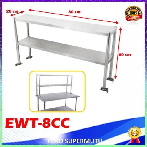 Jual Rak Tambahan Meja Stainless EWT-8CC Extra Shelf Work Table ...