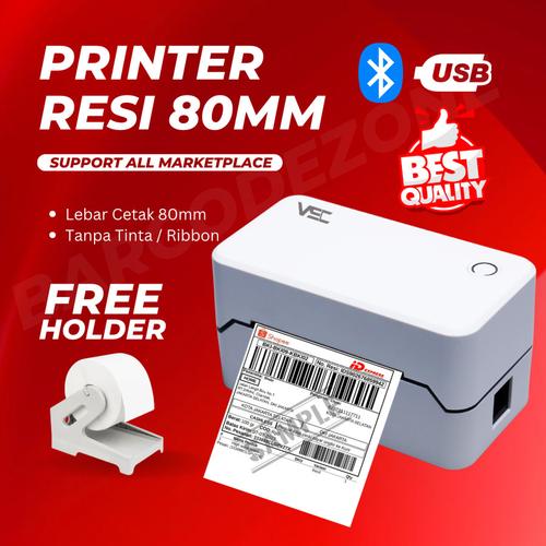 Jual PRINTER THERMAL BLUETOOTH VSC LP-3200UB SUPPORT 80MM CETAK RESI LABEL HARGA - Kab ...